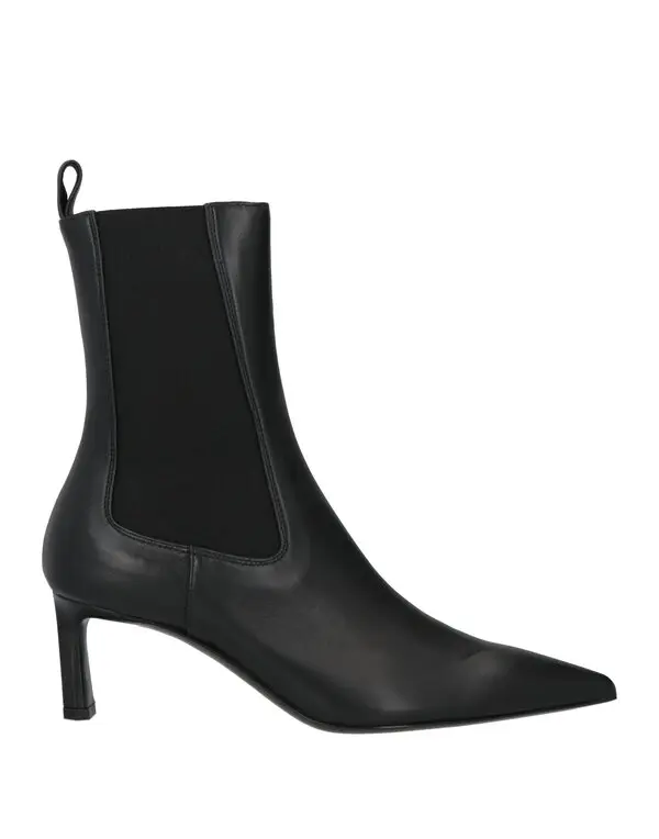 SERGIO ROSSI Leather Ankle Chelsea Boots
