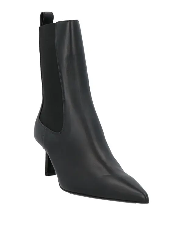 SERGIO ROSSI Leather Ankle Chelsea Boots