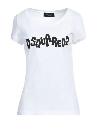 Dsquared2 Cotton T-shirt With Logo Print - White