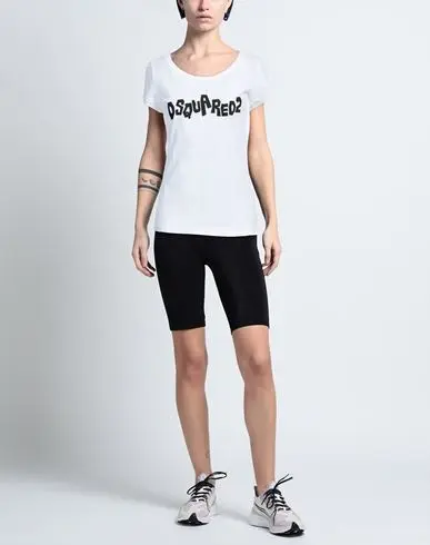 Dsquared2 Cotton T-shirt With Logo Print - White
