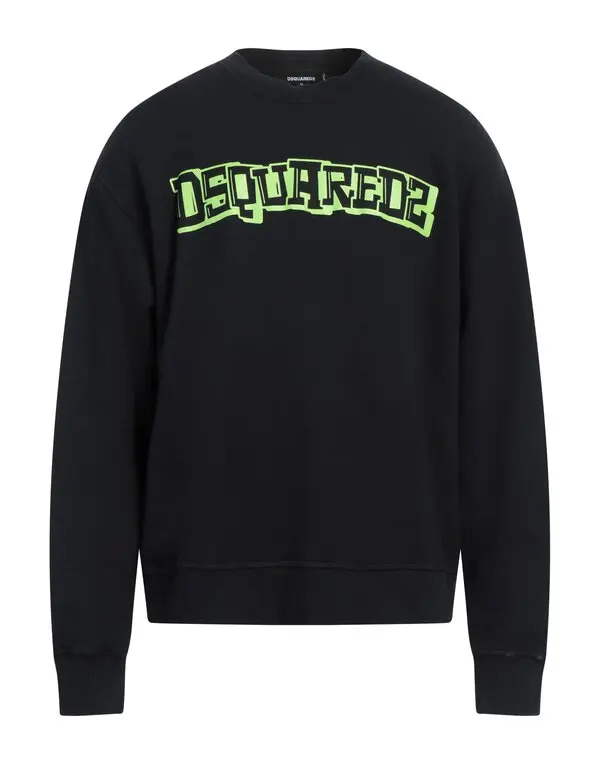 Dsquared2 Cotton Sweatshirt - Black
