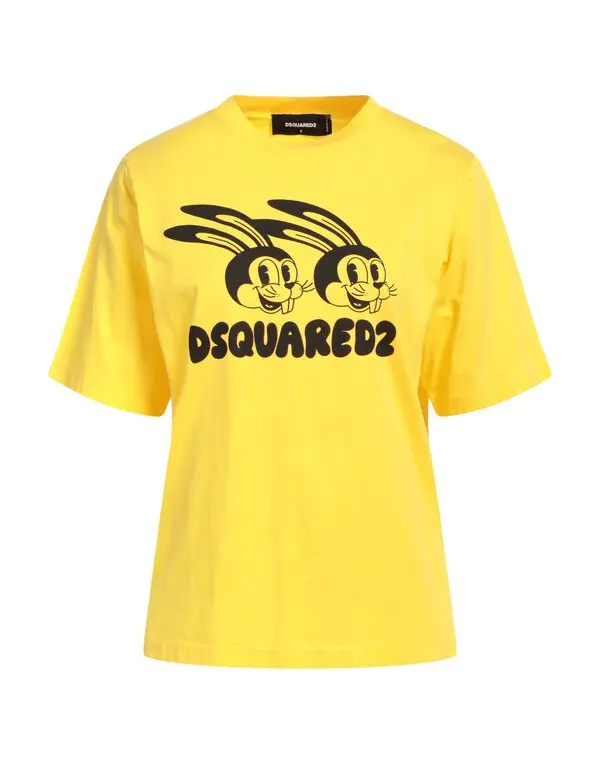 Dsquared2 Printed T-shirt - Yellow