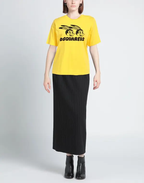Dsquared2 Printed T-shirt - Yellow