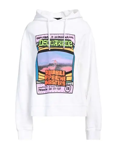 Dsquared2 Printed French Terry Sweatshirt - White