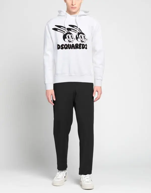 Dsquared2 Cotton Fleece Sweatshirt - White
