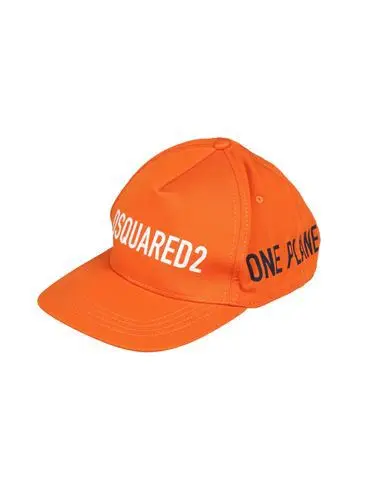 Dsquared2 Cotton Baseball Cap - Orange