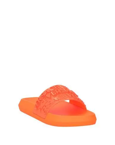 Versace Rubber Pool Slides - Orange