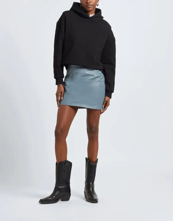 8 BY YOOX Lambskin Mini Skirt