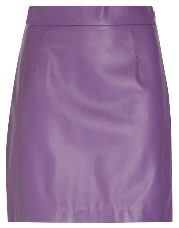 8 BY YOOX Lambskin Mini Skirt