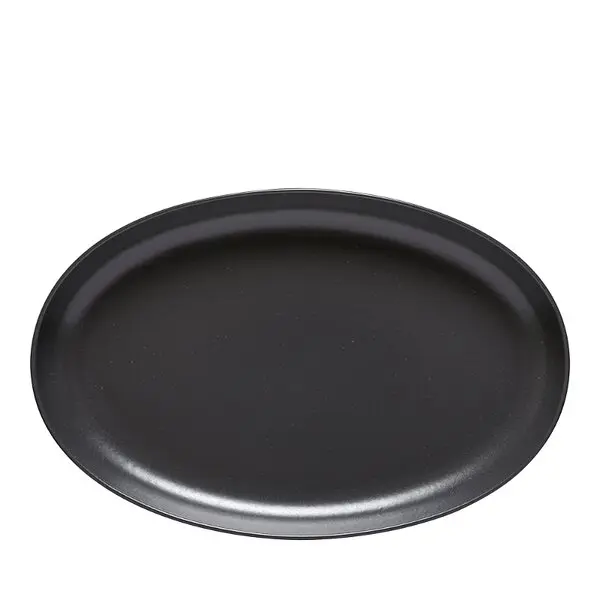 COSTA NOVA Pacifica 16 Oval Stoneware Platter - Seed Gray