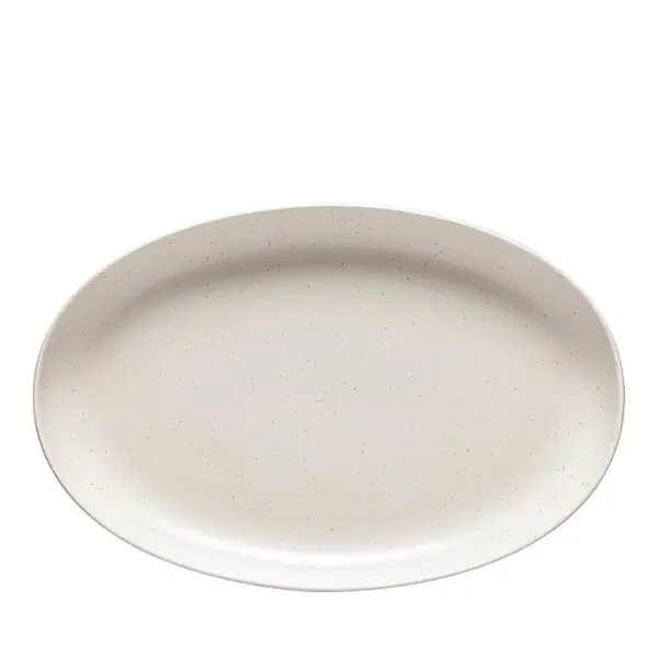 COSTA NOVA Pacifica 16 Oval Stoneware Platter - Vanilla