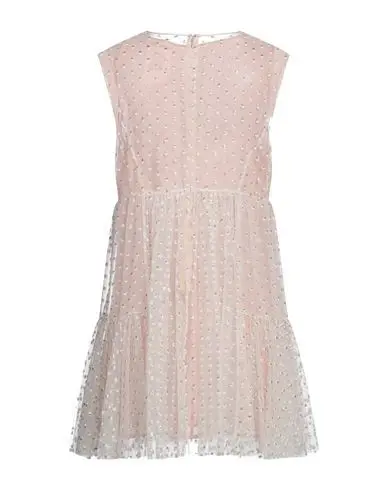 Dsquared2 Polyamide Mini Dress With Polka Dots And Embellishments