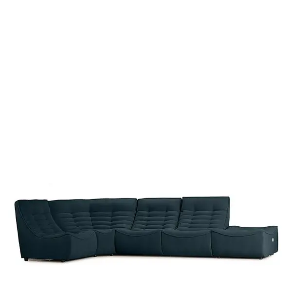 GIUSEPPE NICOLETTI Trattino 5 Piece Power Reclining Sectional - Riccio Verde