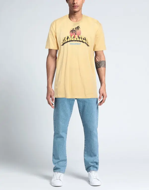 Dsquared2 T-shirt Size Cotton - Yellow