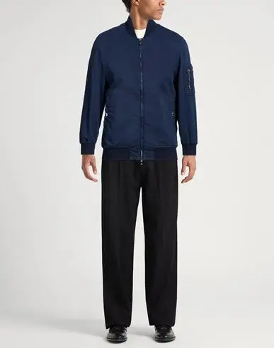 Brunello Cucinelli Denim Bomber Jacket - Navy