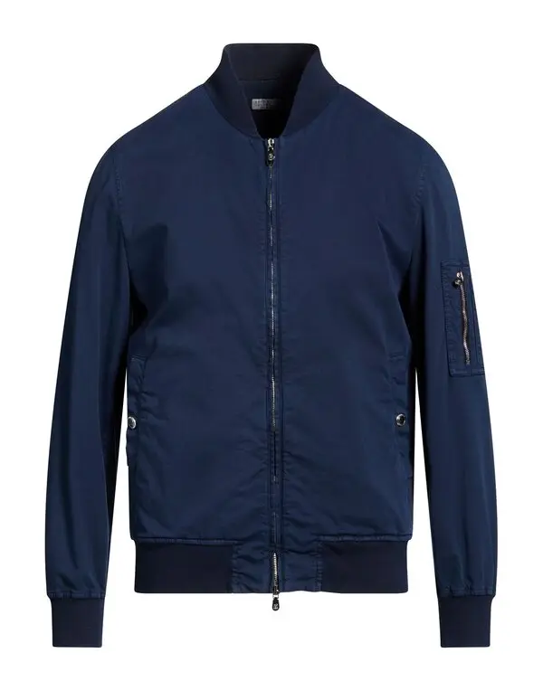 Brunello Cucinelli Denim Bomber Jacket - Navy