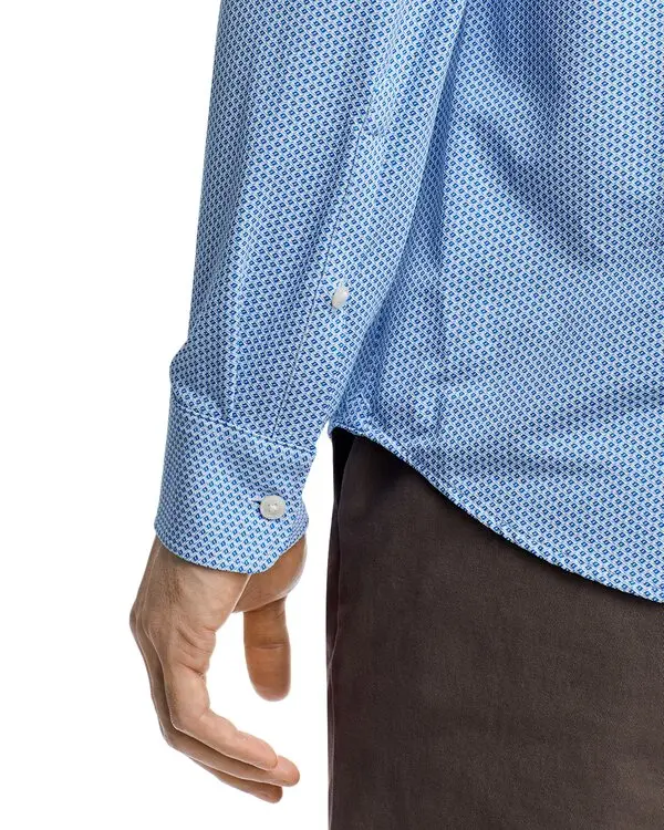 Michael Kors Slim Fit Button Front Shirt In Blueberry - 70% Off |  Editorialist