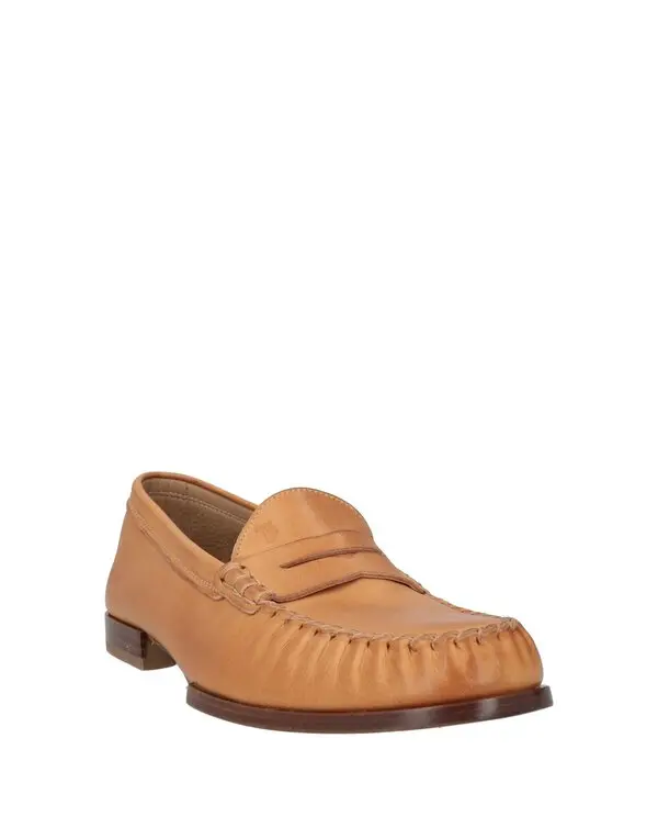 TOD'S Leather Penny Loafers - Camel