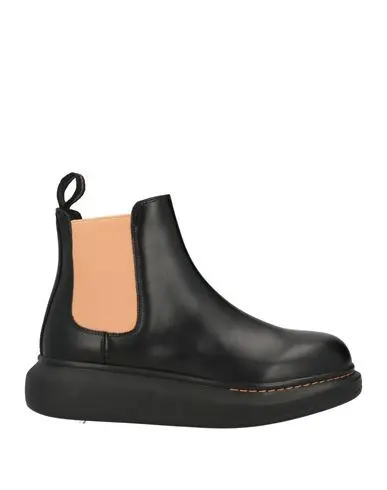 Alexander McQueen Leather Ankle Boots