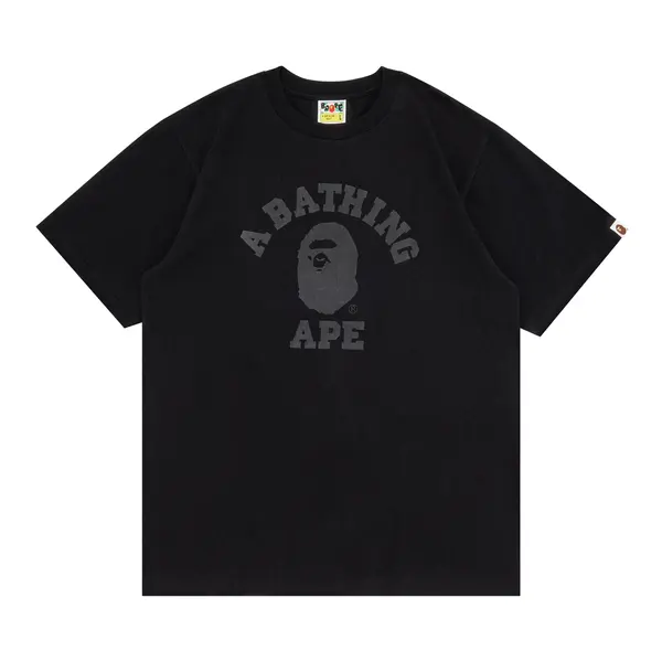 A BATHING APE College Tee - Black