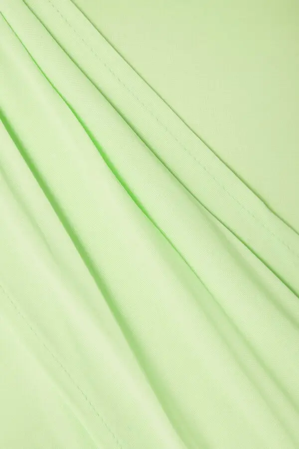 Gauge81 Patra Draped Stretch-jersey Turtleneck Bodysuit - Green