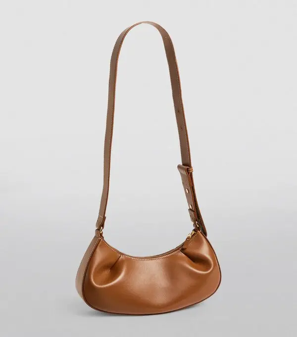 ELLEME Leather Dimple Moon Shoulder Bag