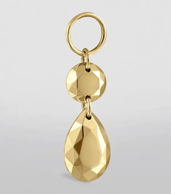 MARIA TASH Double Faceted Charm - Gold