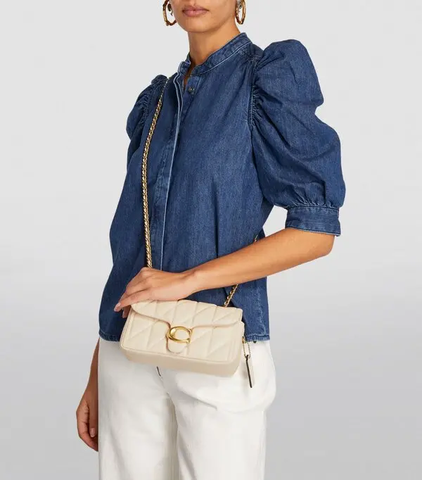 COACH Quilted Leather Tabby Shoulder Bag