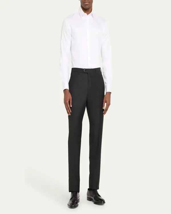 Giorgio Armani Solid Cotton Sport Shirt