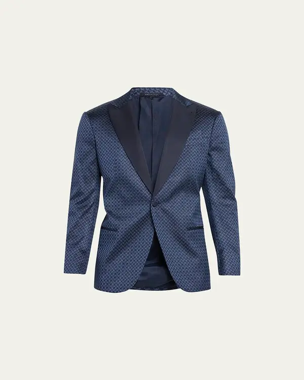 Giorgio Armani Silk Jacquard Blazer