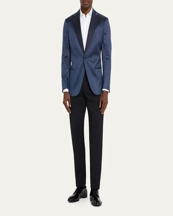 Giorgio Armani Silk Jacquard Blazer