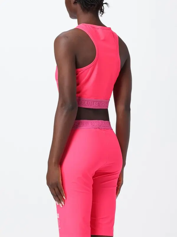 Versace Cropped Top - Pink