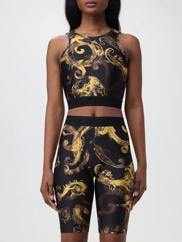 Versace Cropped Top With Print