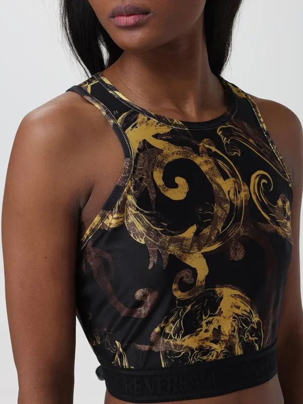 Versace Cropped Top With Print