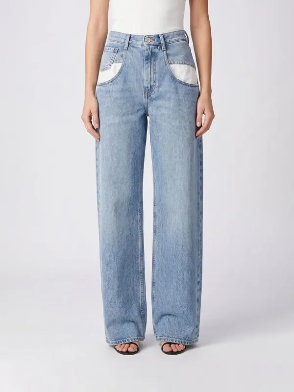 MAISON MARGIELA Wide Leg Jeans - Denim