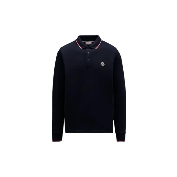 Moncler Long Sleeve Polo Shirt