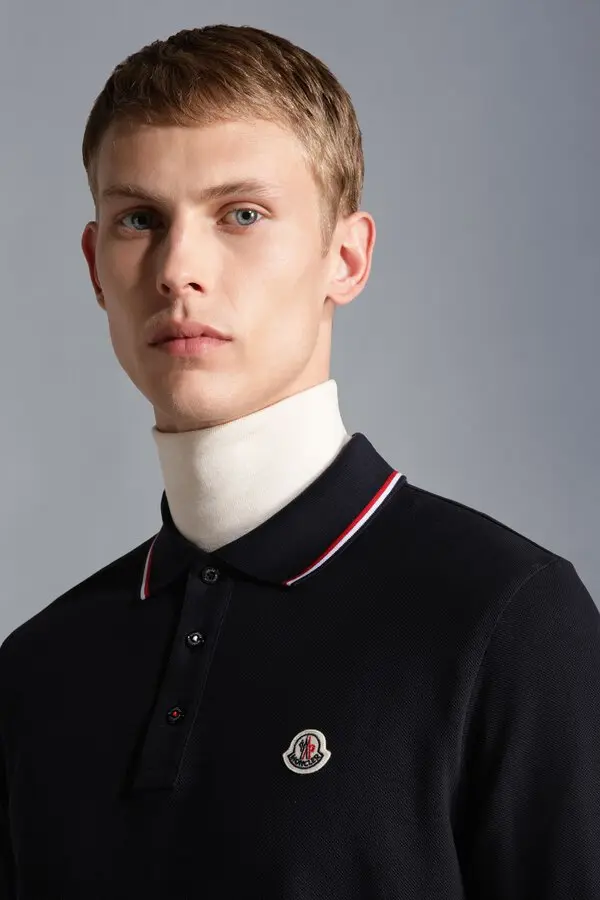 Moncler Long Sleeve Polo Shirt