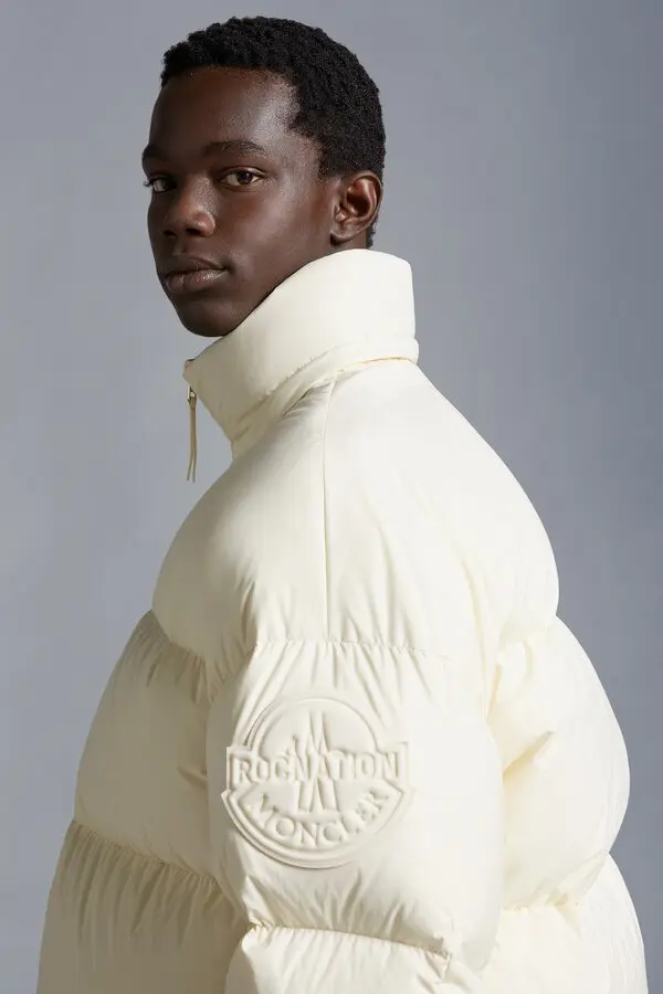 Moncler X Roc Nation By Jay-Z Antila Short Down Jacket - White