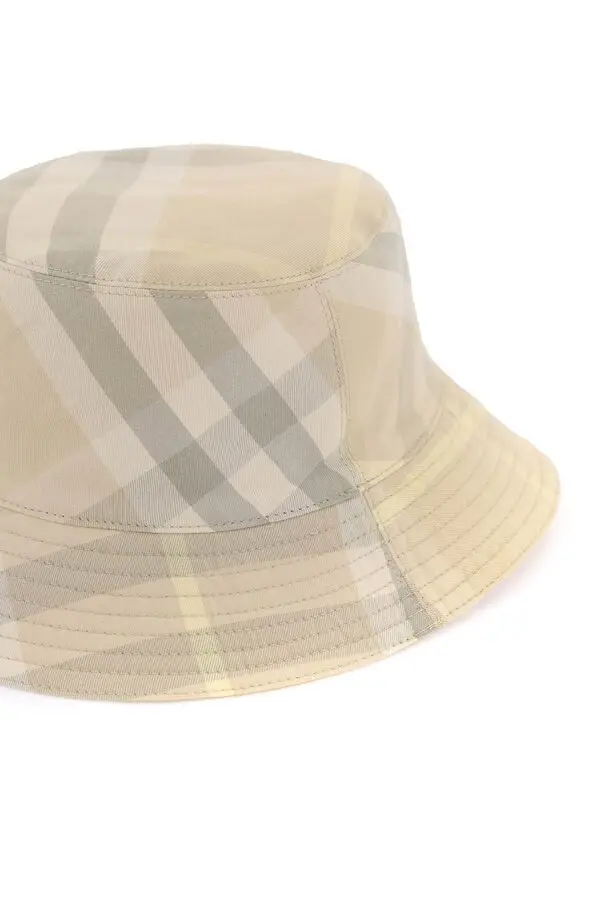 Burberry Cotton Blend Reversible Bucket Hat