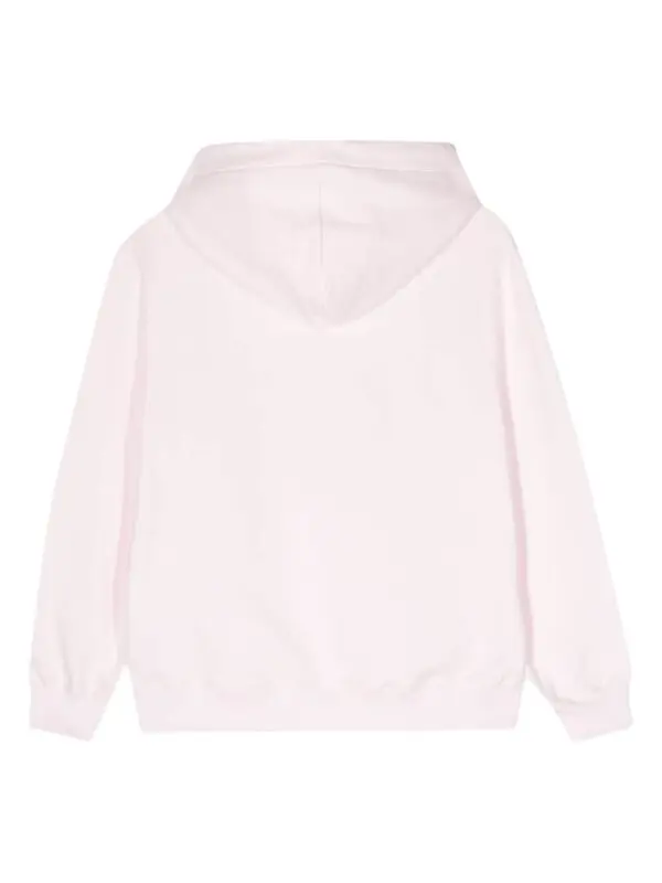 LANVIN Logo-print Hoodie - Pink