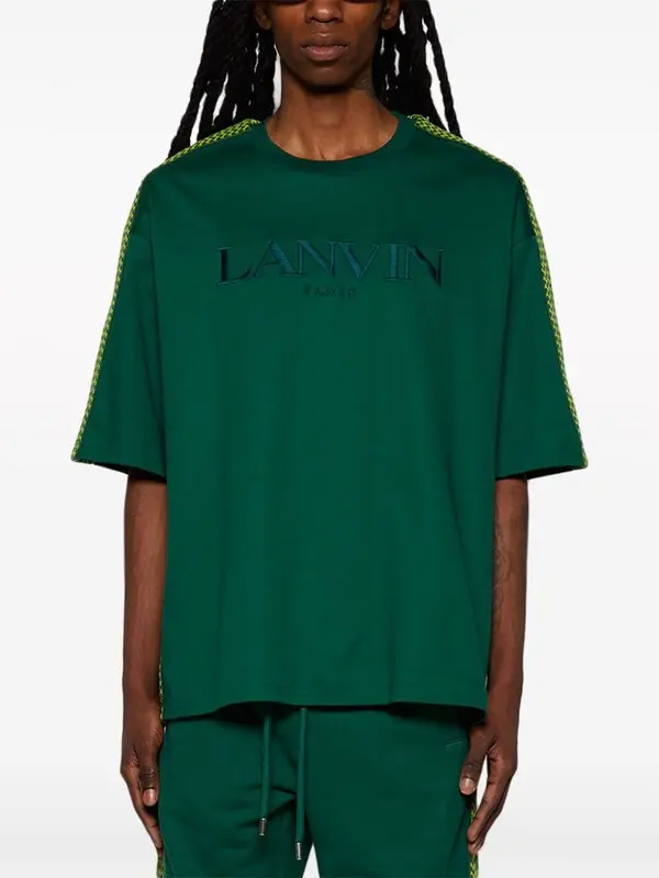 LANVIN Curb Cotton Track Pants