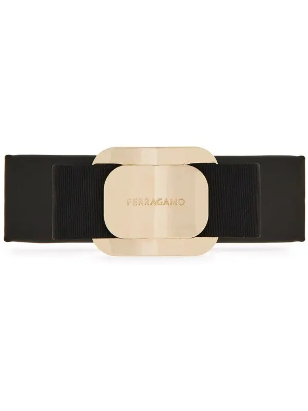 FERRAGAMO Vara Bow Hair Clip - Black