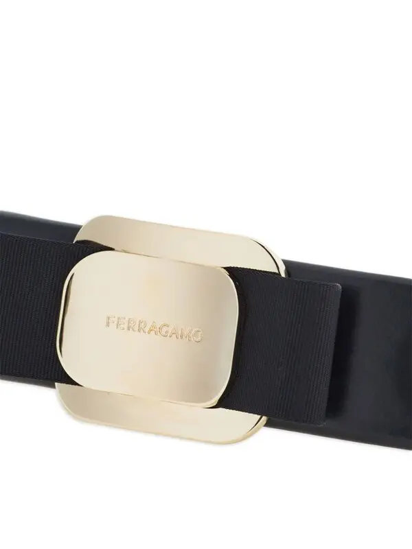 FERRAGAMO Vara Bow Hair Clip - Black | Editorialist display picture 1