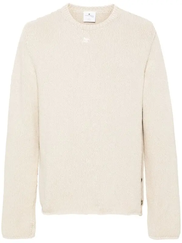 COURREGES Buttoned Slit Jumper