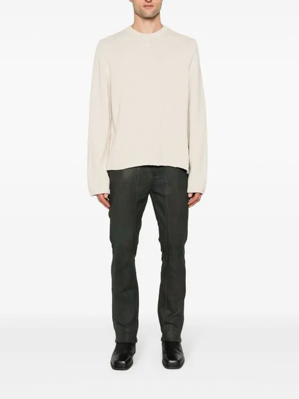 COURREGES Buttoned Slit Jumper