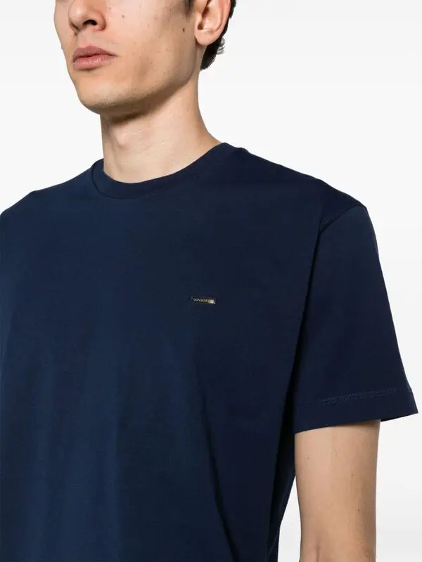 Dsquared2 Logo-appliqué Cotton T-shirt - Blue