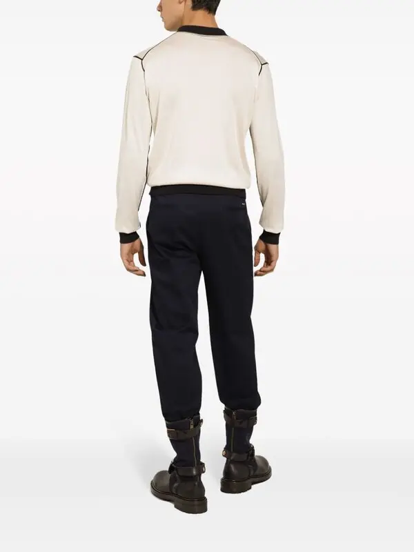 Dolce & Gabbana Logo-tag Tapered Trousers