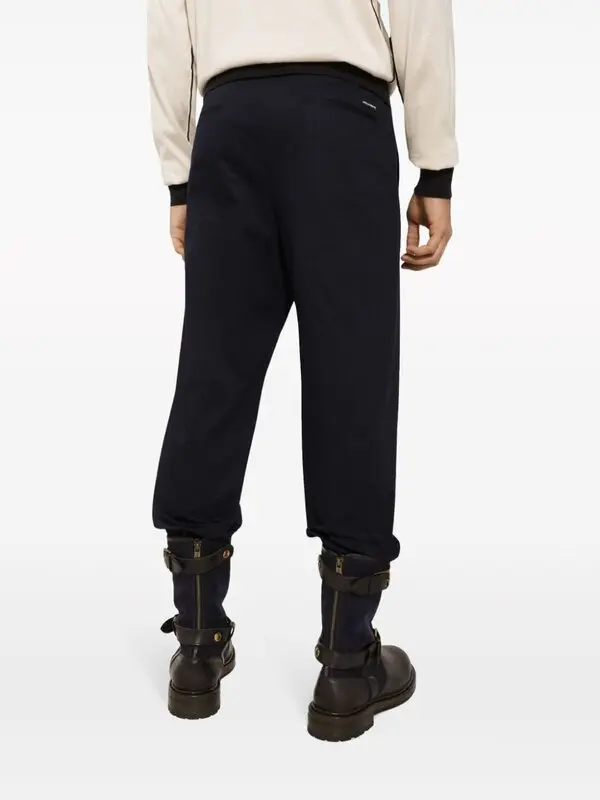 Dolce & Gabbana Logo-tag Tapered Trousers