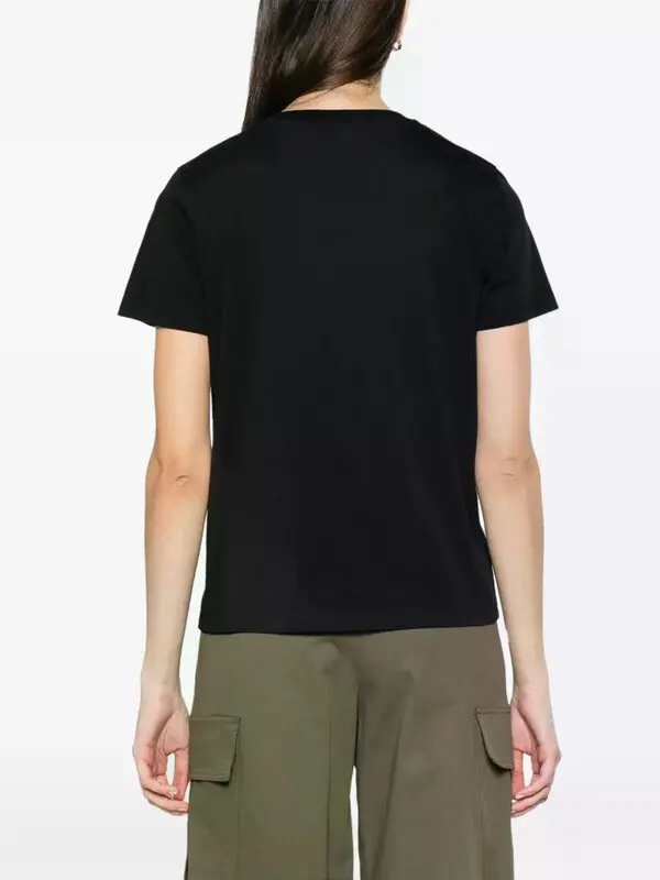 Moschino Teddy Bear-print Cotton T-shirt - Black