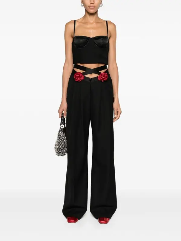 SEEN USERS Name Wrapped In Roses Tailored Trousers